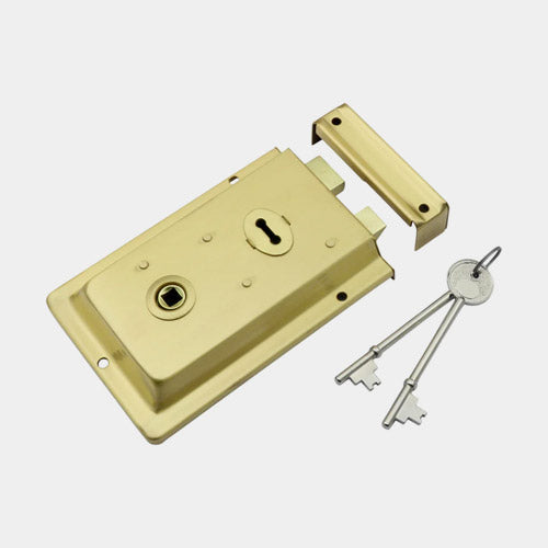 Rim Locks For Traditional Doors - Chrome and Brass By More4Doors ...
