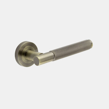Copper Knurled Effect Engineered Door Handles - B1910CU More4Doors ...